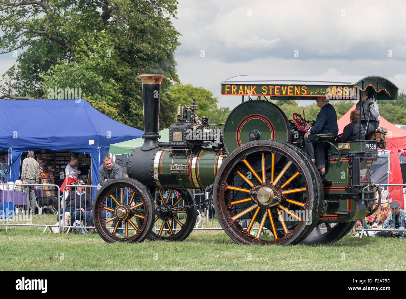 Charles Burrell vintage steam traction engine Britannia Doombar at ...