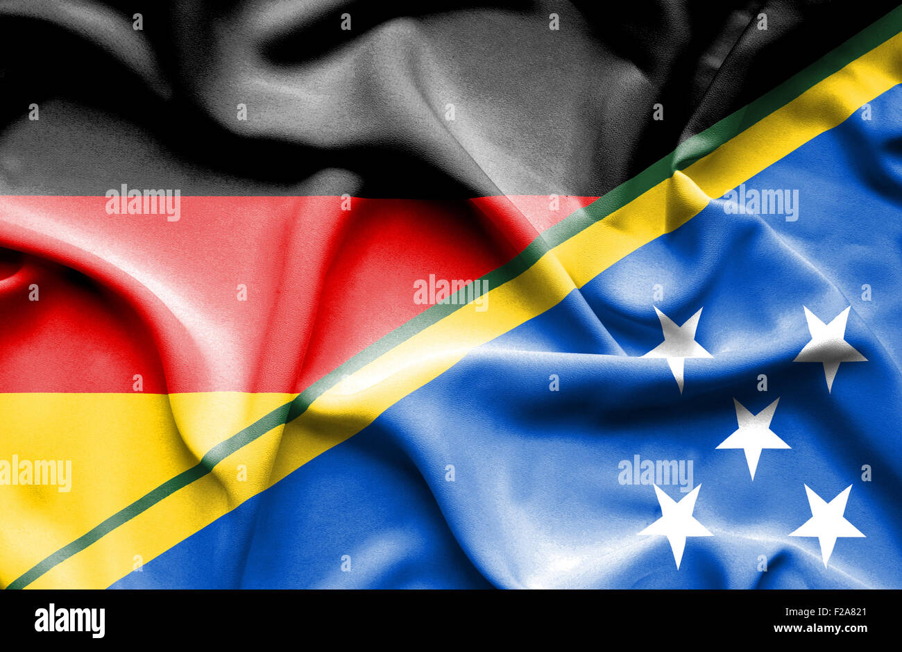 Germany solomon islands flag hi-res stock photography and images - Alamy