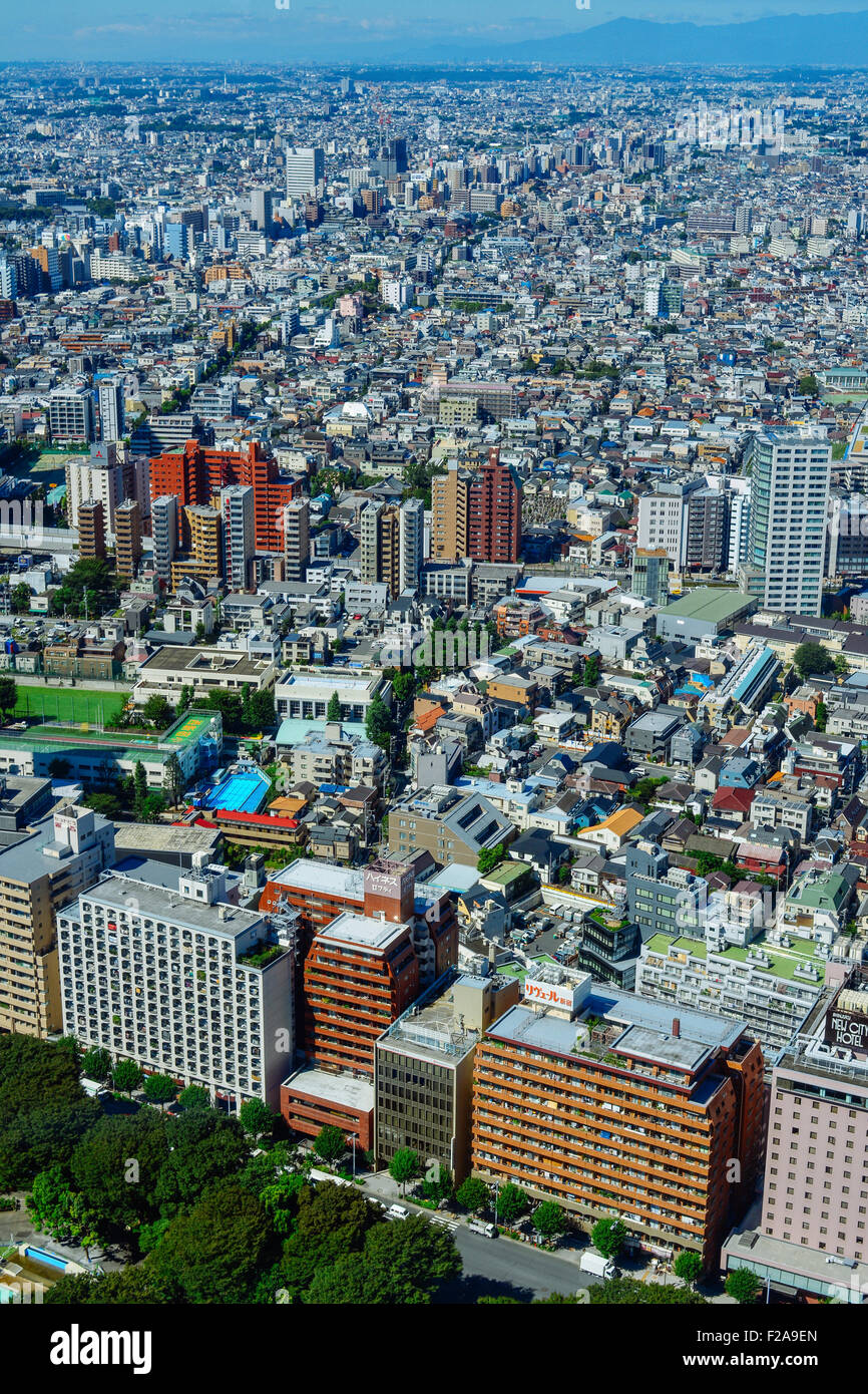 Aerial view. Tokyo Stock Photo - Alamy