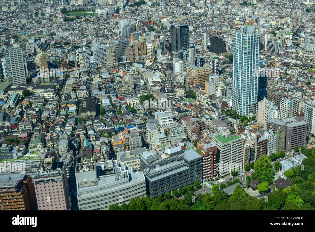Aerial view. Tokyo Stock Photo - Alamy