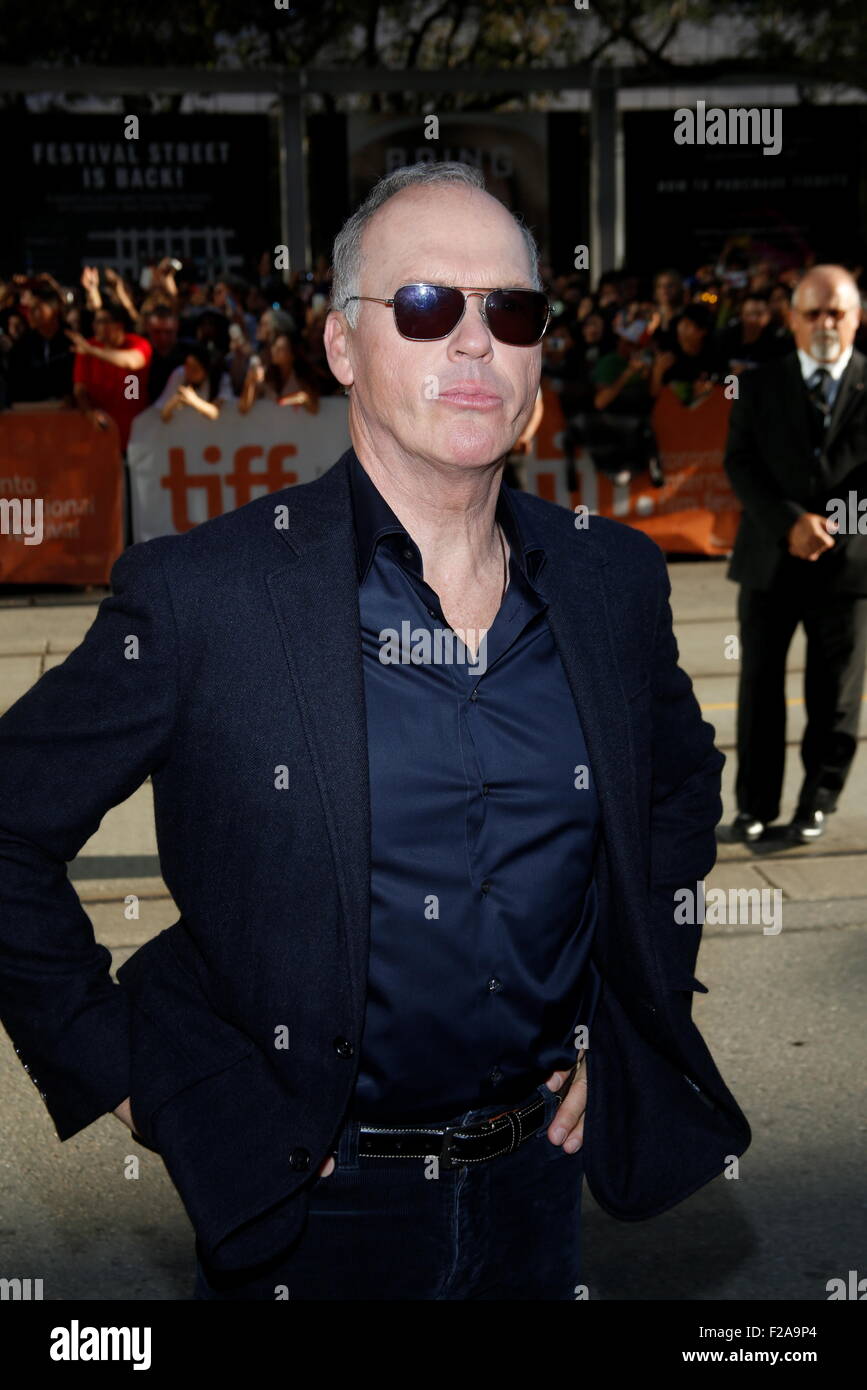 Toronto, Canada. 14th Sep, 2015. Actor Michael Keaton attends the ...