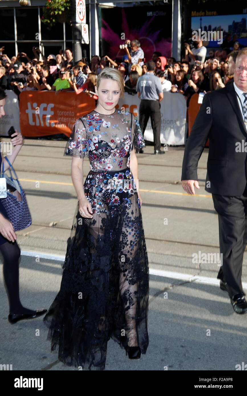 Toronto, Canada. 14th Sep, 2015. Actress Rachel McAdams attends the ...