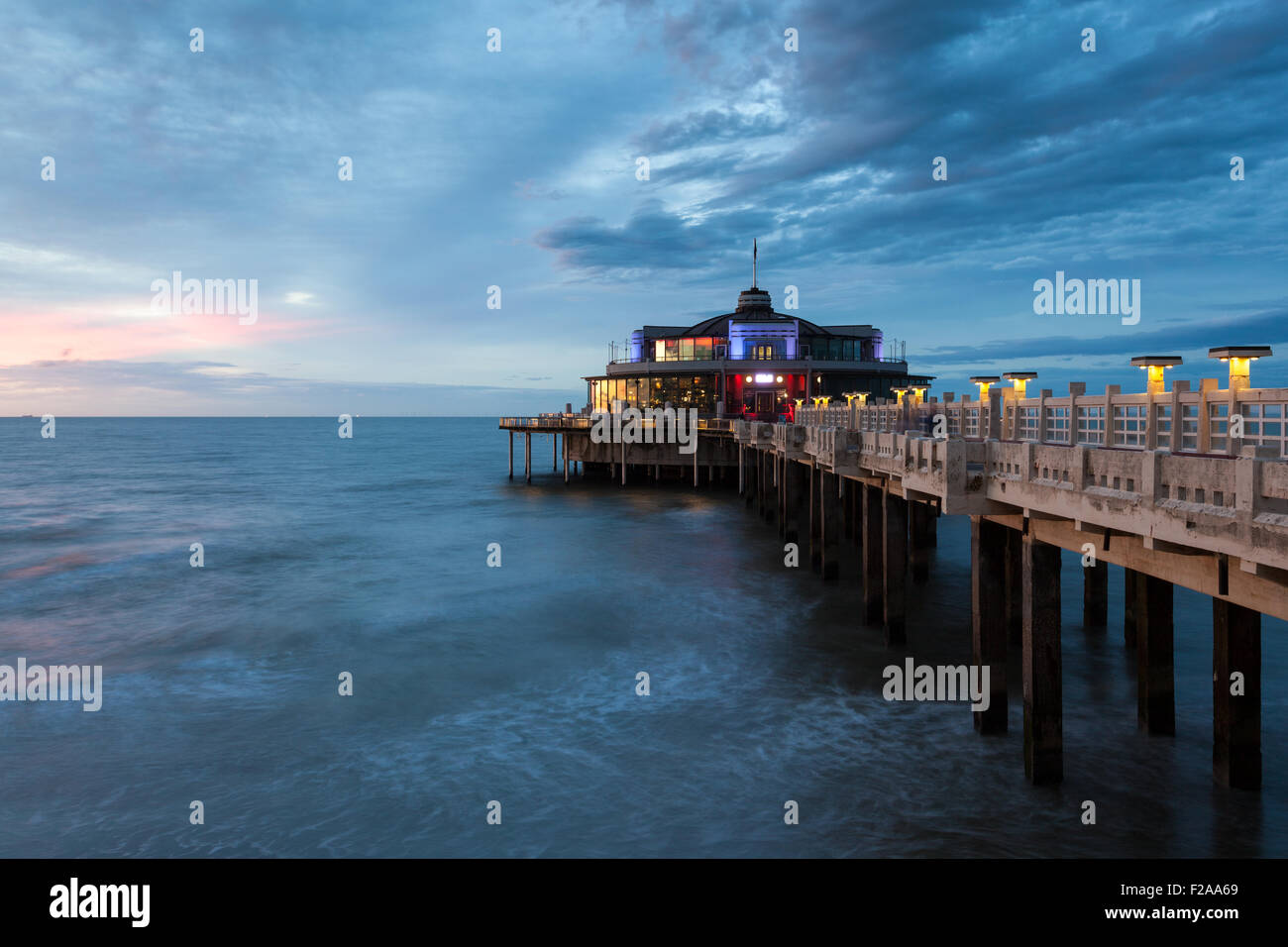 The Belgium Pier in Blankenberge Stock Photo - Alamy