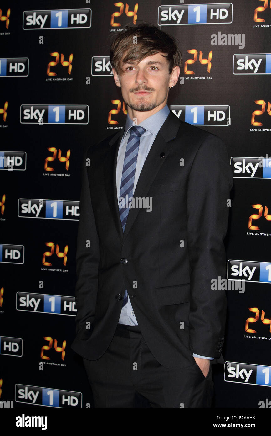 London, UK. Giles Matthey at UK premiere of '24: Live Another Day' at ...