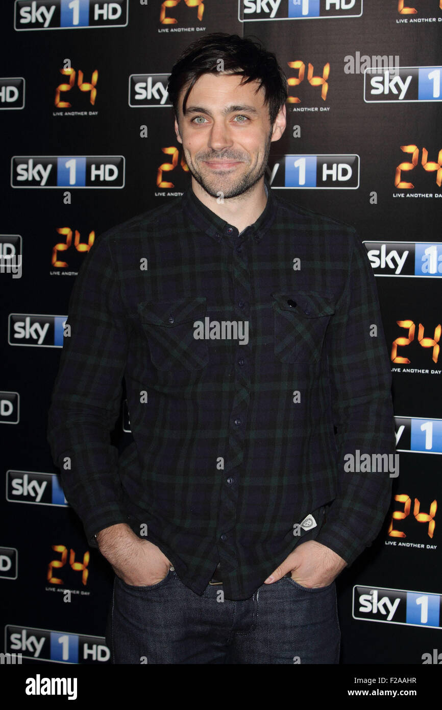 London, UK. Liam Garrigan at UK premiere of '24: Live Another Day' at ...