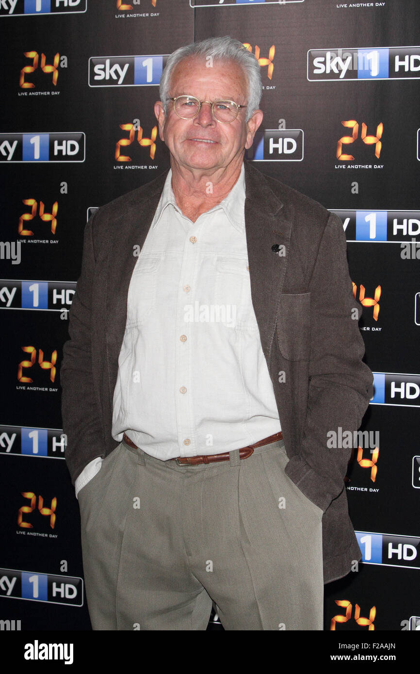 London, UK. William Devane at UK premiere of '24: Live Another Day' at Old Billingsgate, London ...
