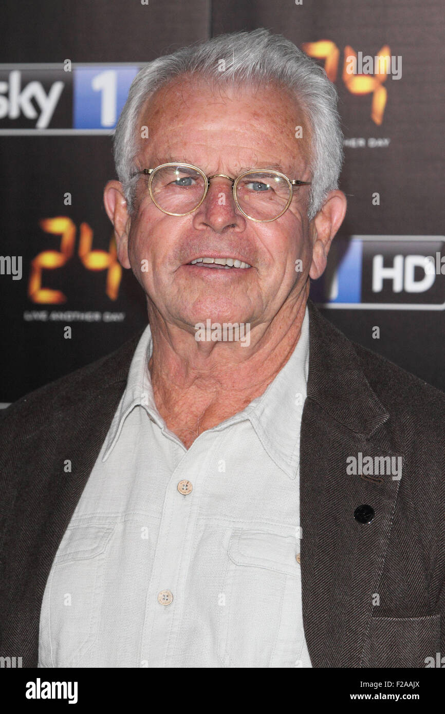 London, UK. William Devane at UK premiere of '24: Live Another Day' at Old Billingsgate, London ...
