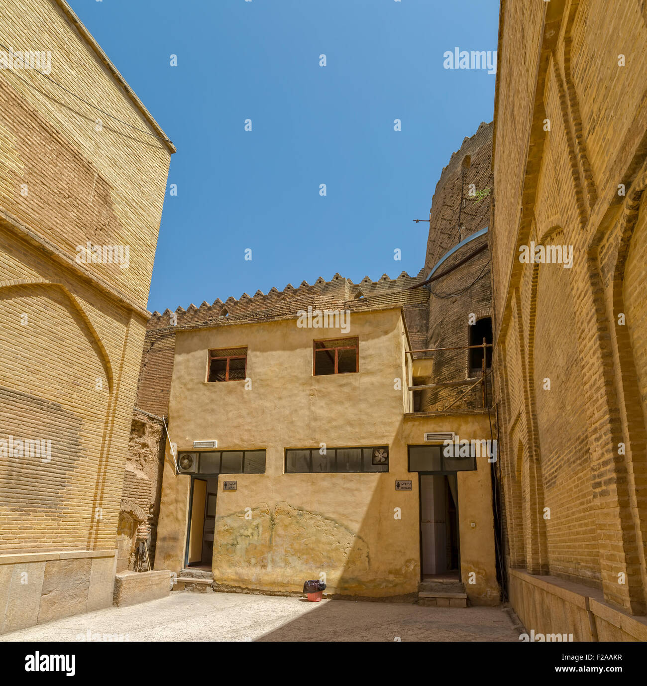 Citadel inside walls angle Stock Photo - Alamy
