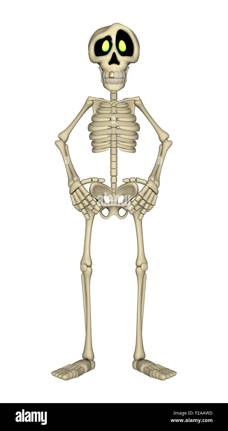 Cartoon skeleton isolated hi-res stock photography and images - Alamy