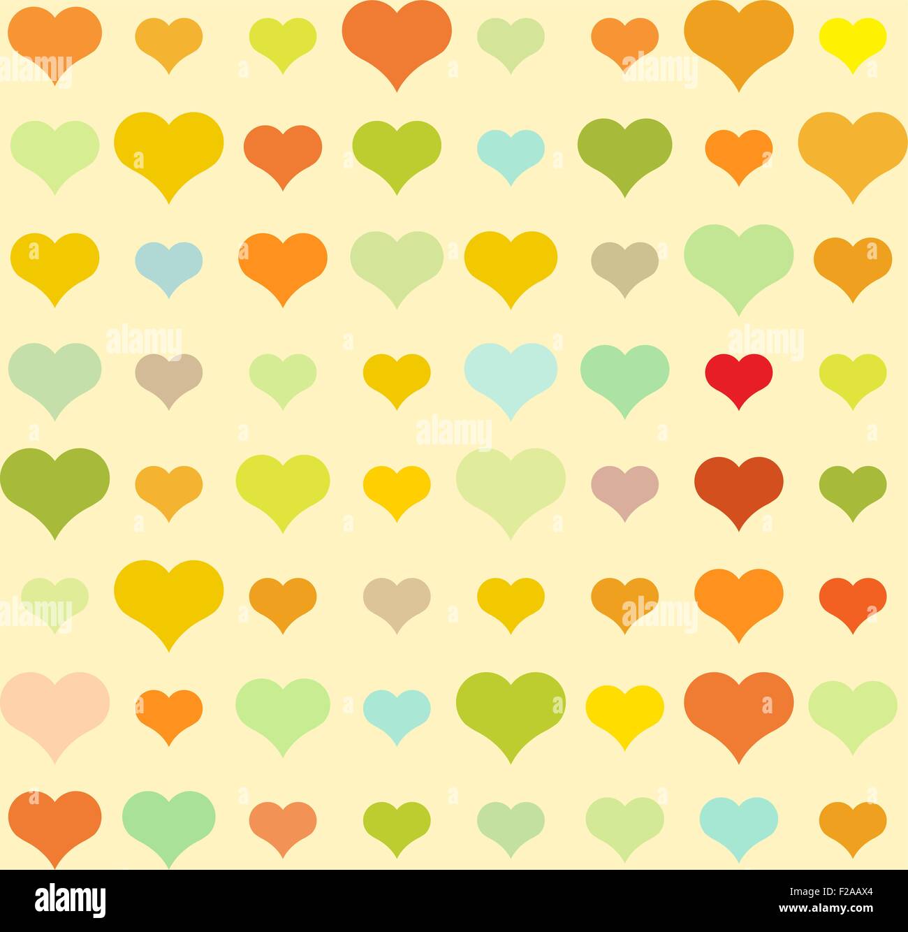 Heart pattern, vector seamless background Stock Vector Image & Art - Alamy