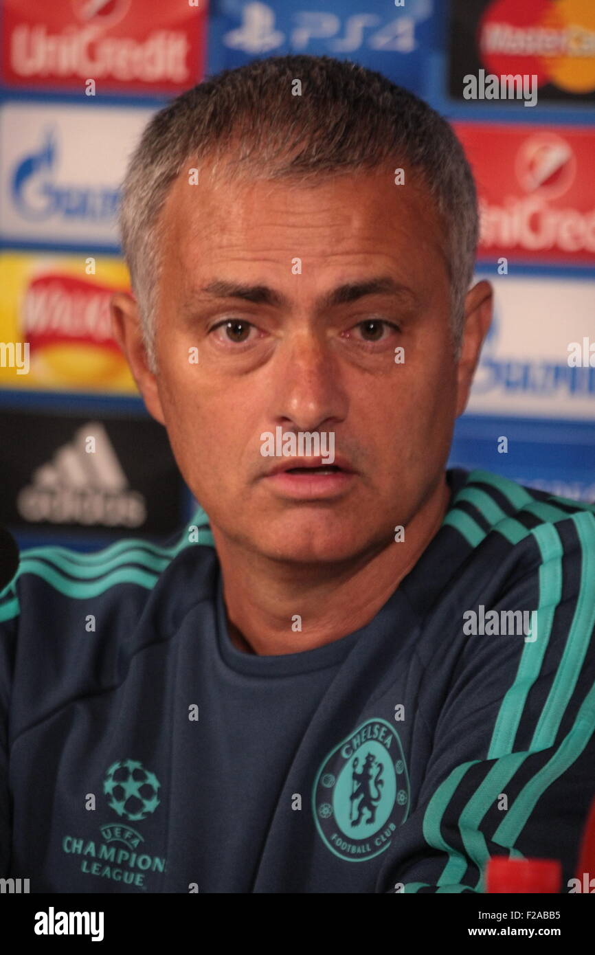 Portrait of Jose Mourinho, Chelsea Football Club's Manager Stock Photo ...