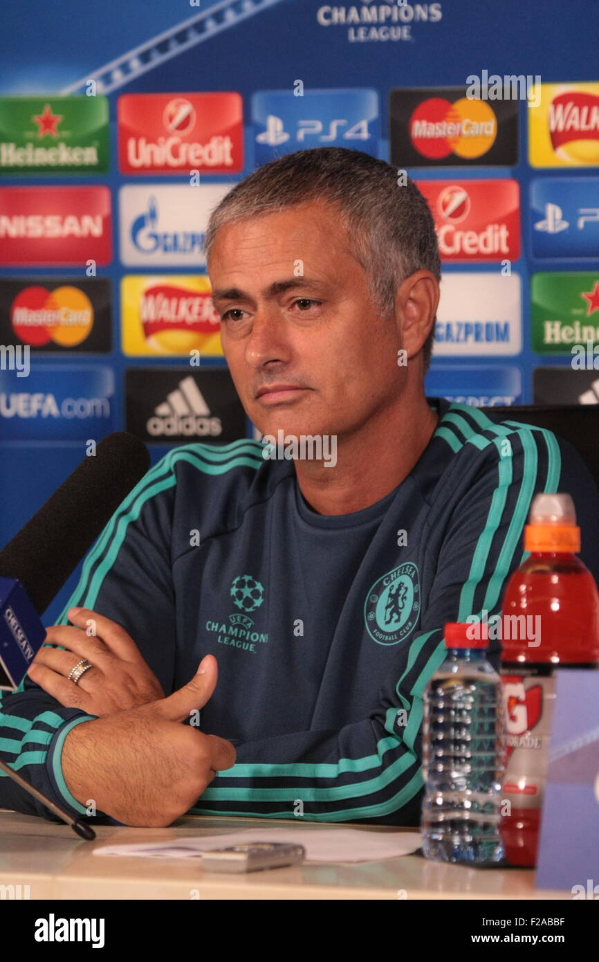 Portrait of Jose Mourinho, Chelsea Football Club's Manager Stock Photo ...