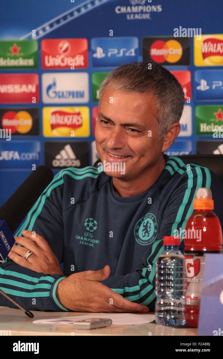 Portrait of Jose Mourinho, Chelsea Football Club's Manager Stock Photo ...