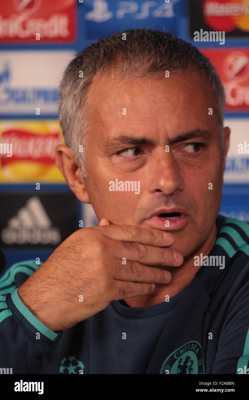 Portrait of Jose Mourinho, Chelsea Football Club's Manager Stock Photo ...