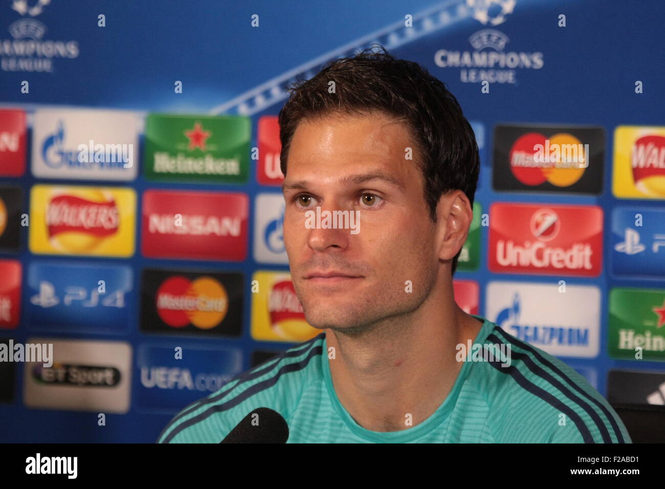 Portrait of Asmir Begovic, Chelsea Football Club Goalkeeper Stock Photo ...