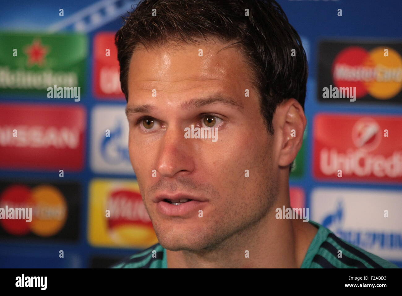 Portrait of Asmir Begovic, Chelsea Football Club Goalkeeper Stock Photo ...