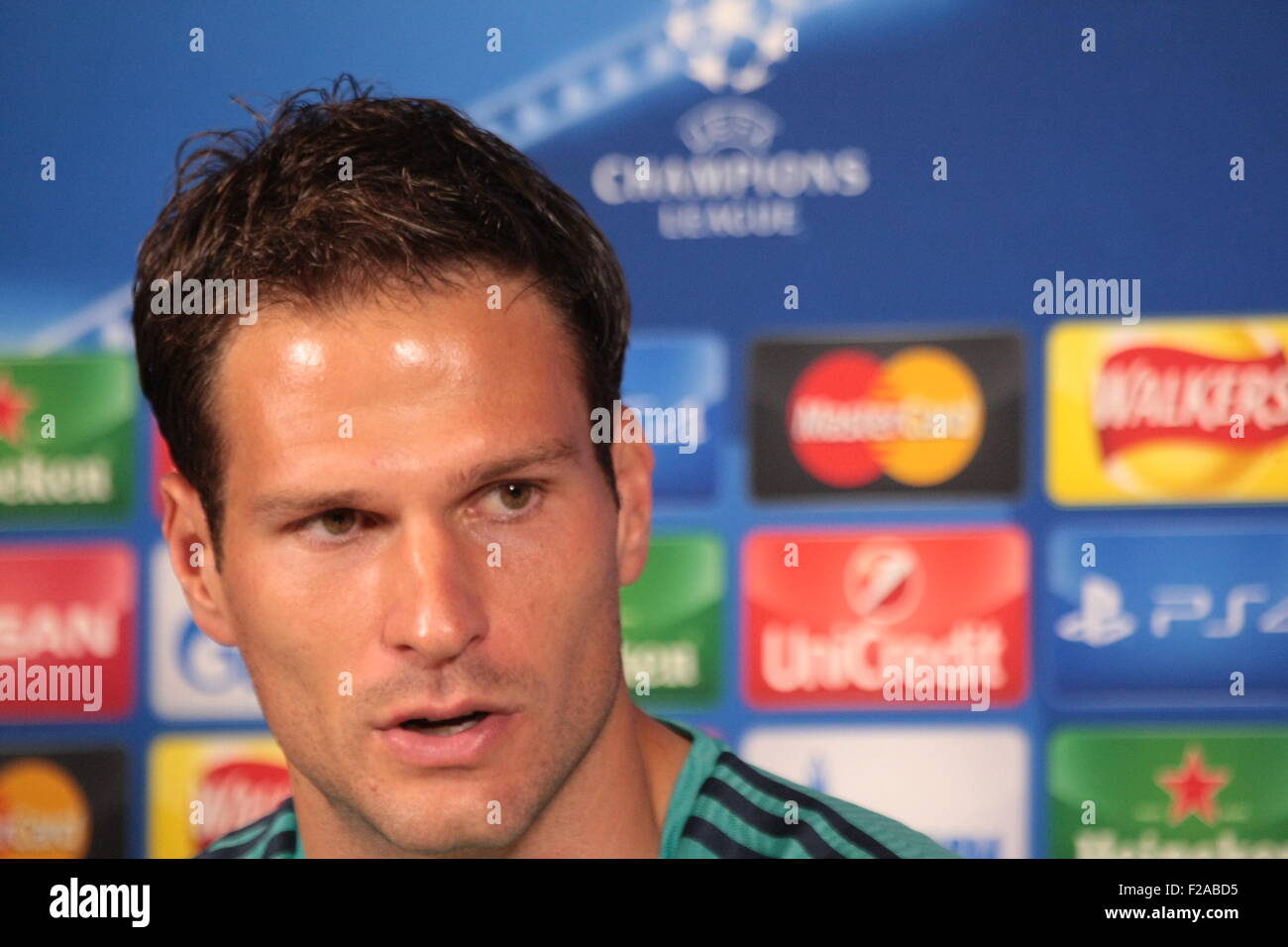 Portrait of Asmir Begovic, Chelsea Football Club Goalkeeper Stock Photo ...
