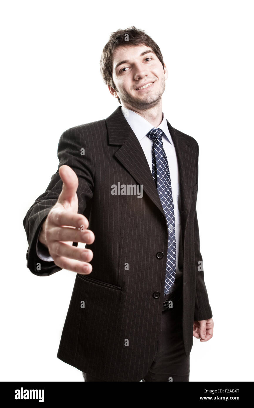 Businessman handshake hi-res stock photography and images - Alamy