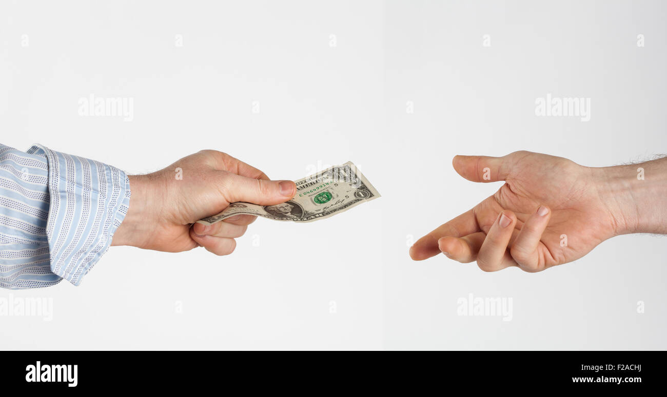Giving money hi-res stock photography and images - Alamy