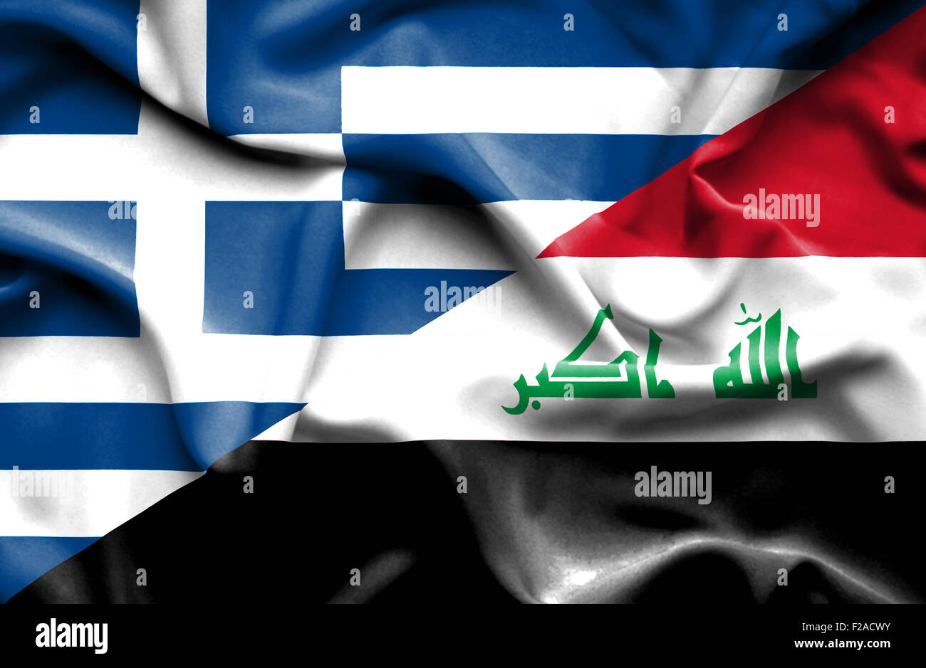 Greece iraq flag hi-res stock photography and images - Alamy