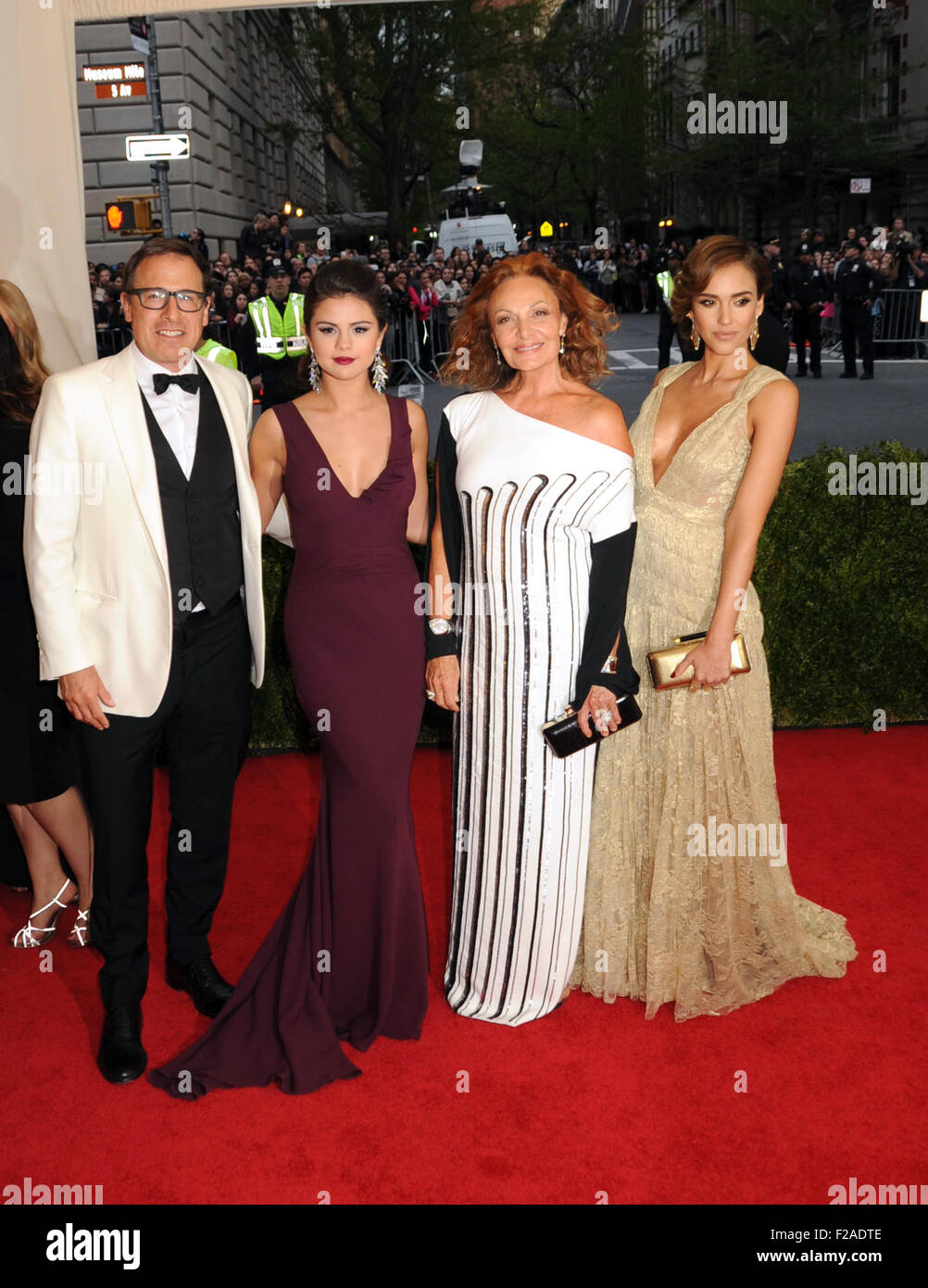 New York City, NY. USA. David O. Russell, Selena Gomez, Diane von ...