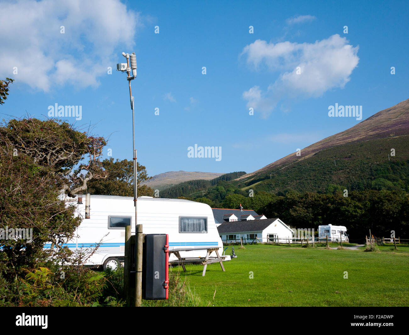 Aberafon Campsite,Gyrn Goch,North Wales, UK Stock Photo - Alamy