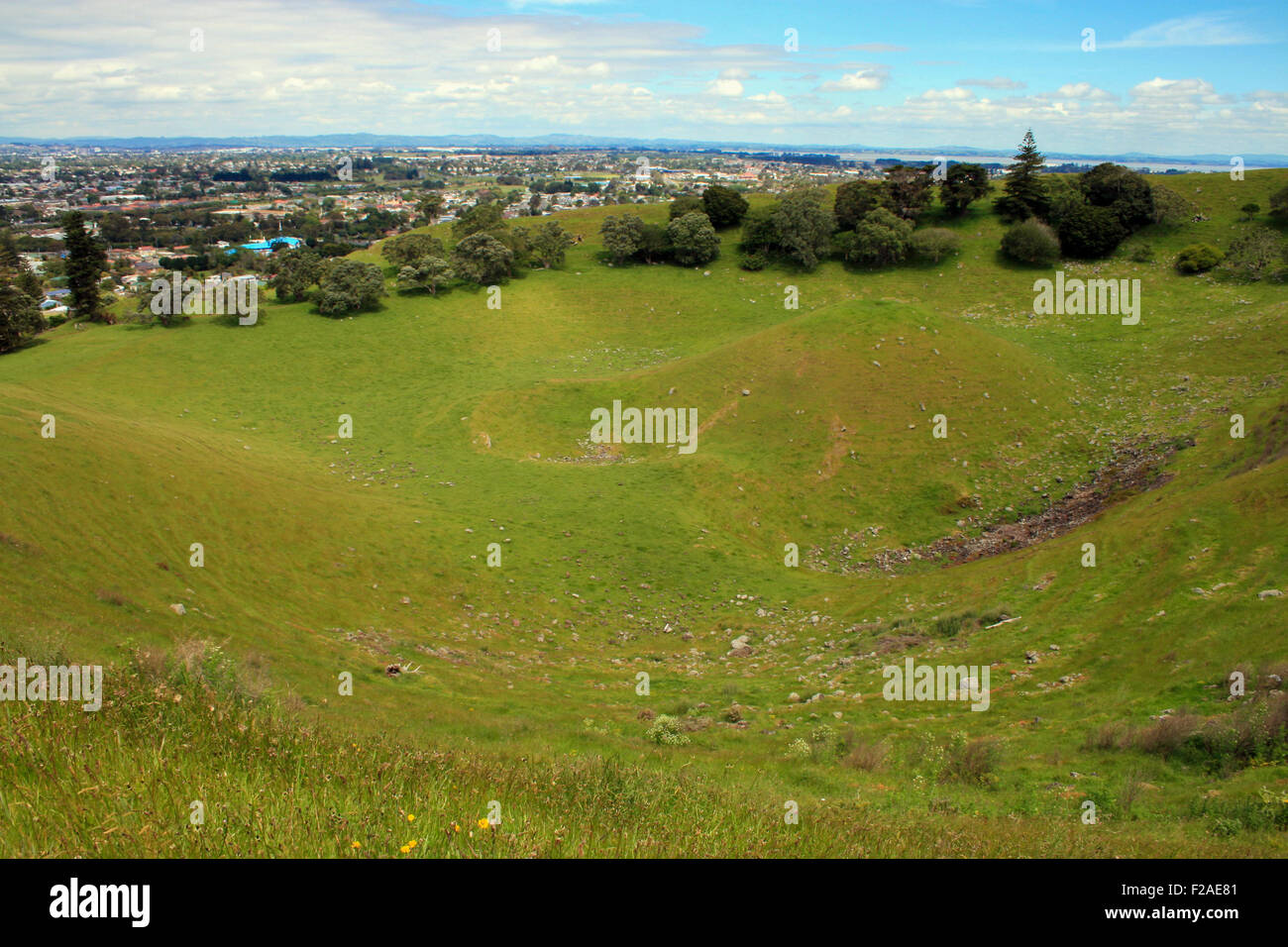 Mangere Mountain (also Mangere Domain, for the park) is one of the ...