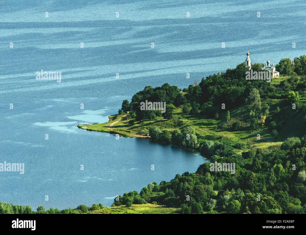 Russia, Mari El Republic. Volga river bank Stock Photo - Alamy