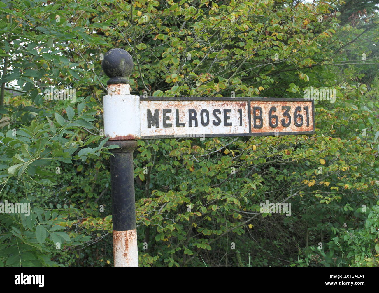 Melrose sign hi-res stock photography and images - Alamy
