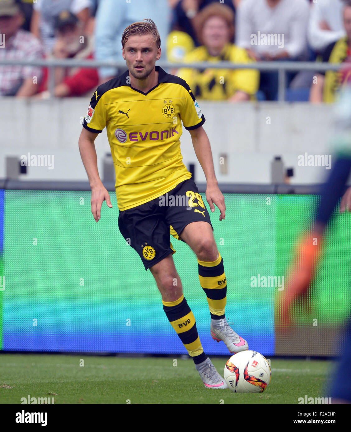 Dortmund's Marcel Schmelzer in action during a German Bundesliga soccer ...