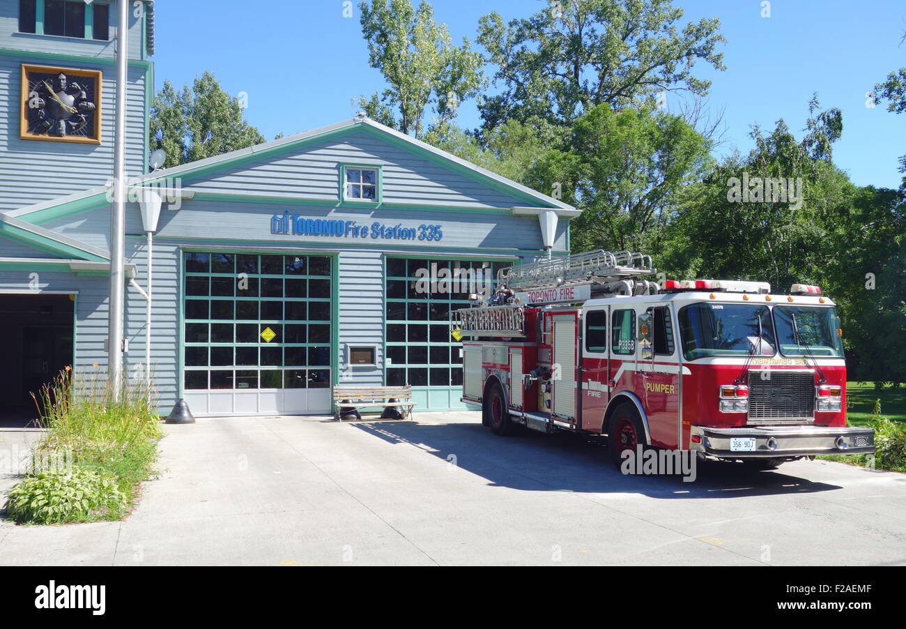 Toronto Fire Department pumping station in Toronto, Canada Stock Photo ...