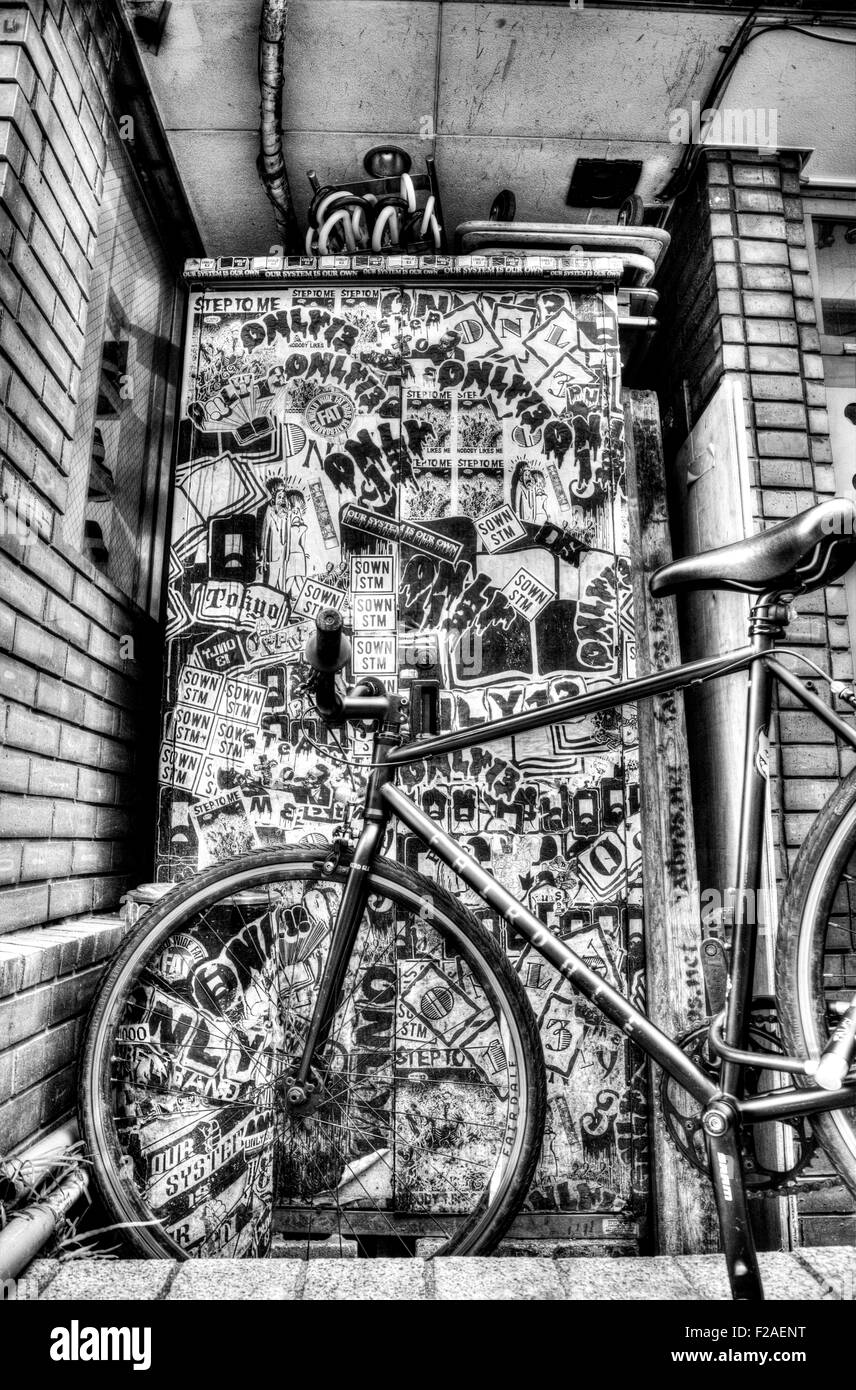 Cool bike shop Black and White Stock Photos & Images - Alamy