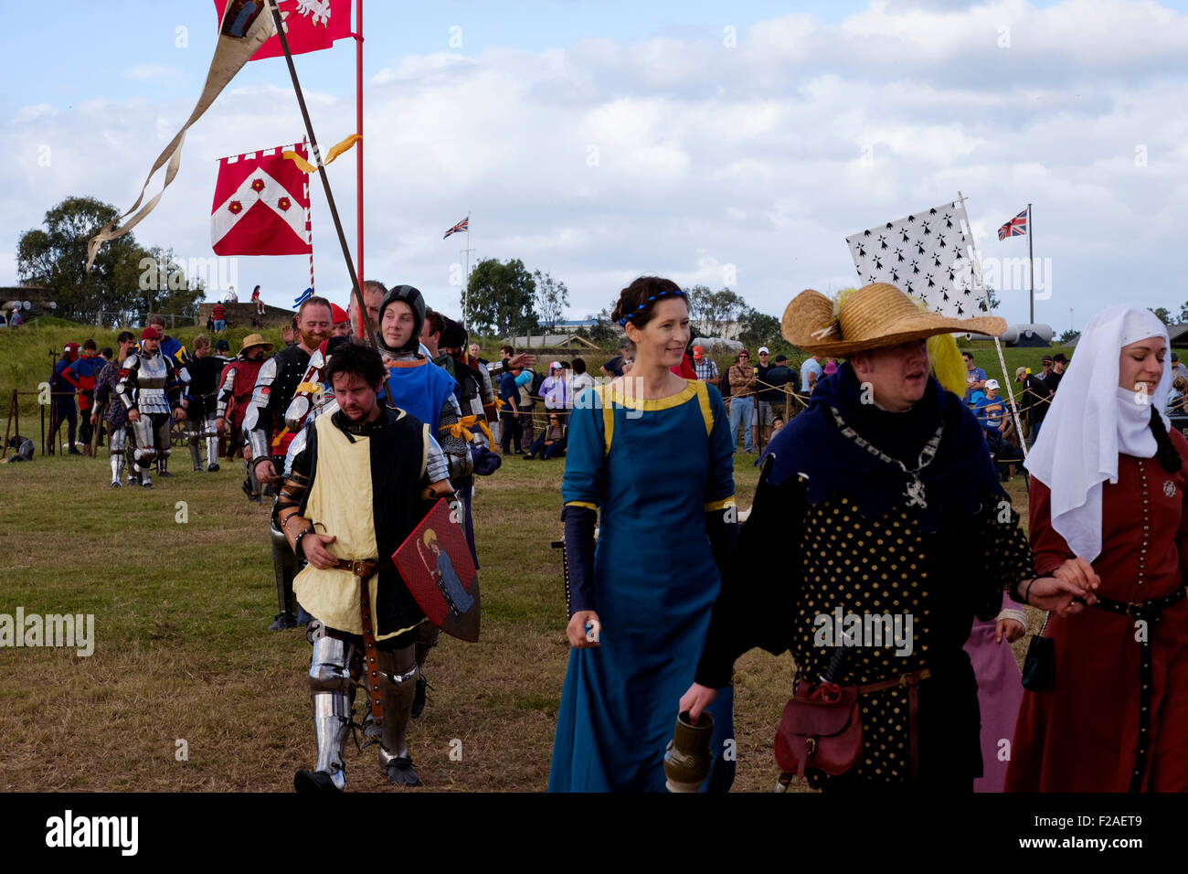 History Alive 2015 Stock Photo - Alamy
