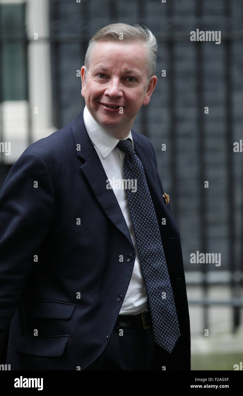 London, UK, 15th Sep 2015: Michael Gove MP, Lord Chancellor and ...