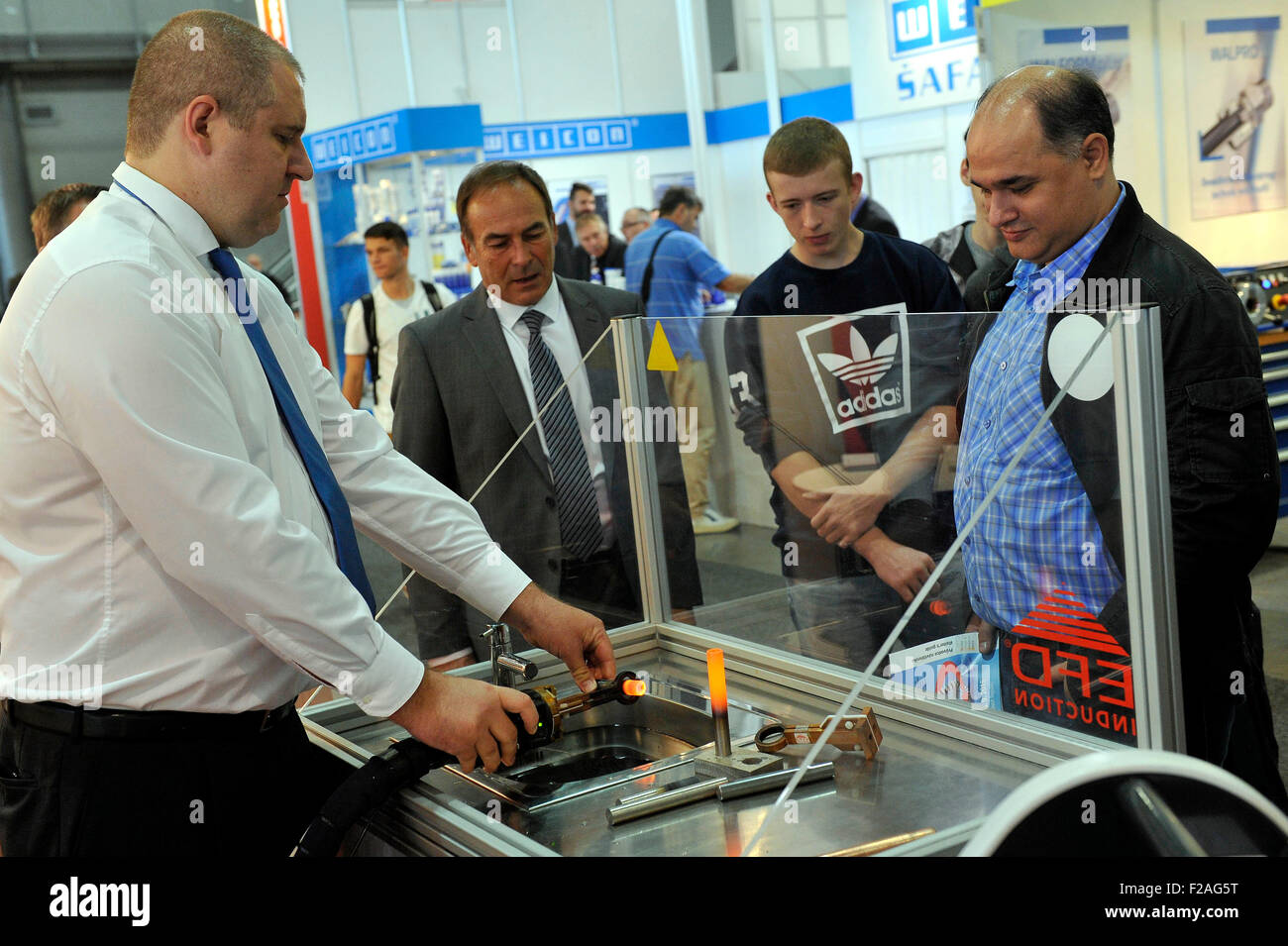 Brno, Czech Republic. 15th Sep, 2015. About 1500 companies from 32 countries attend the 57th ...