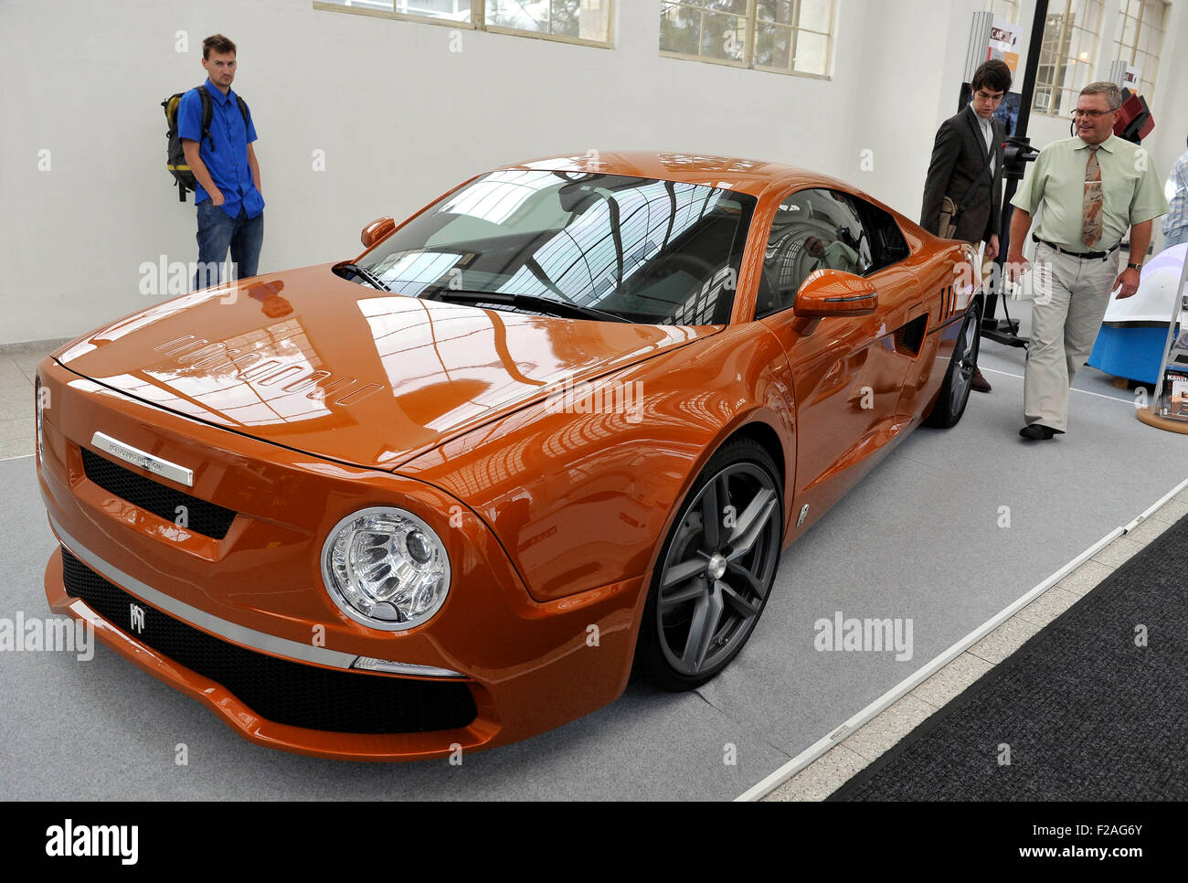 Brno, Czech Republic. 15th Sep, 2015. The car AUDI R8, which parts were ...
