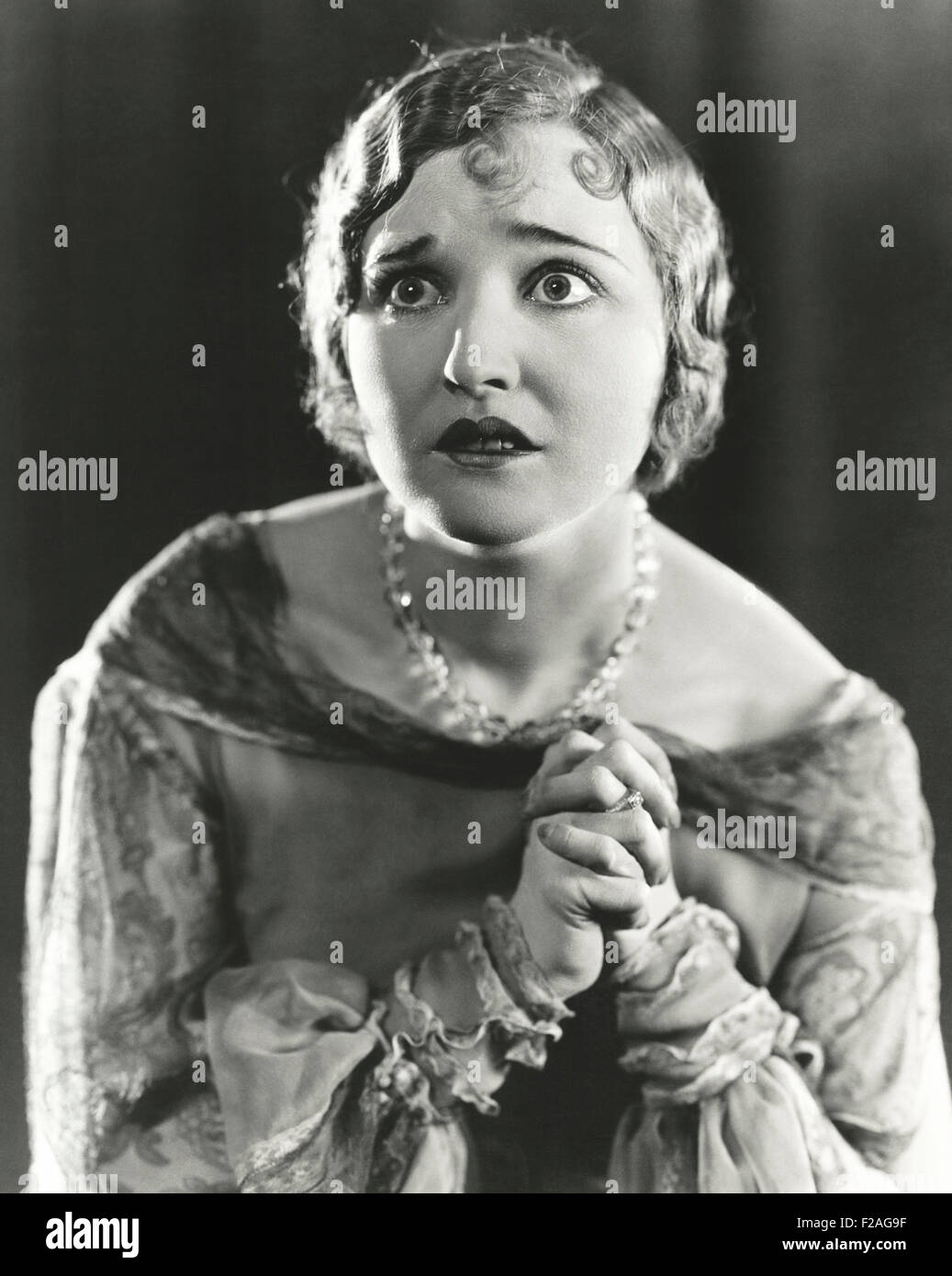 Worried black woman staring hi-res stock photography and images - Alamy