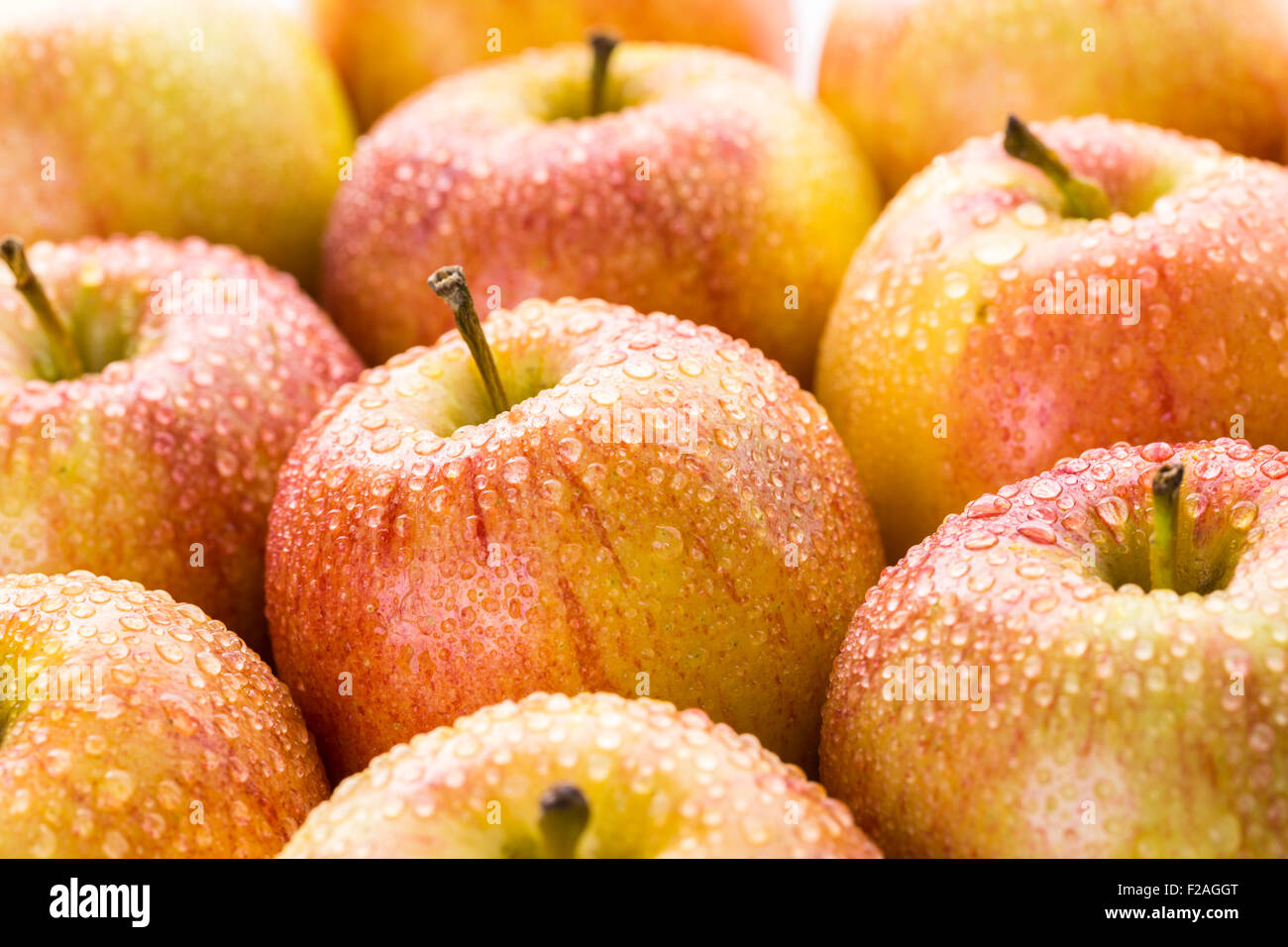 Red large apples gala variety hi-res stock photography and images - Alamy
