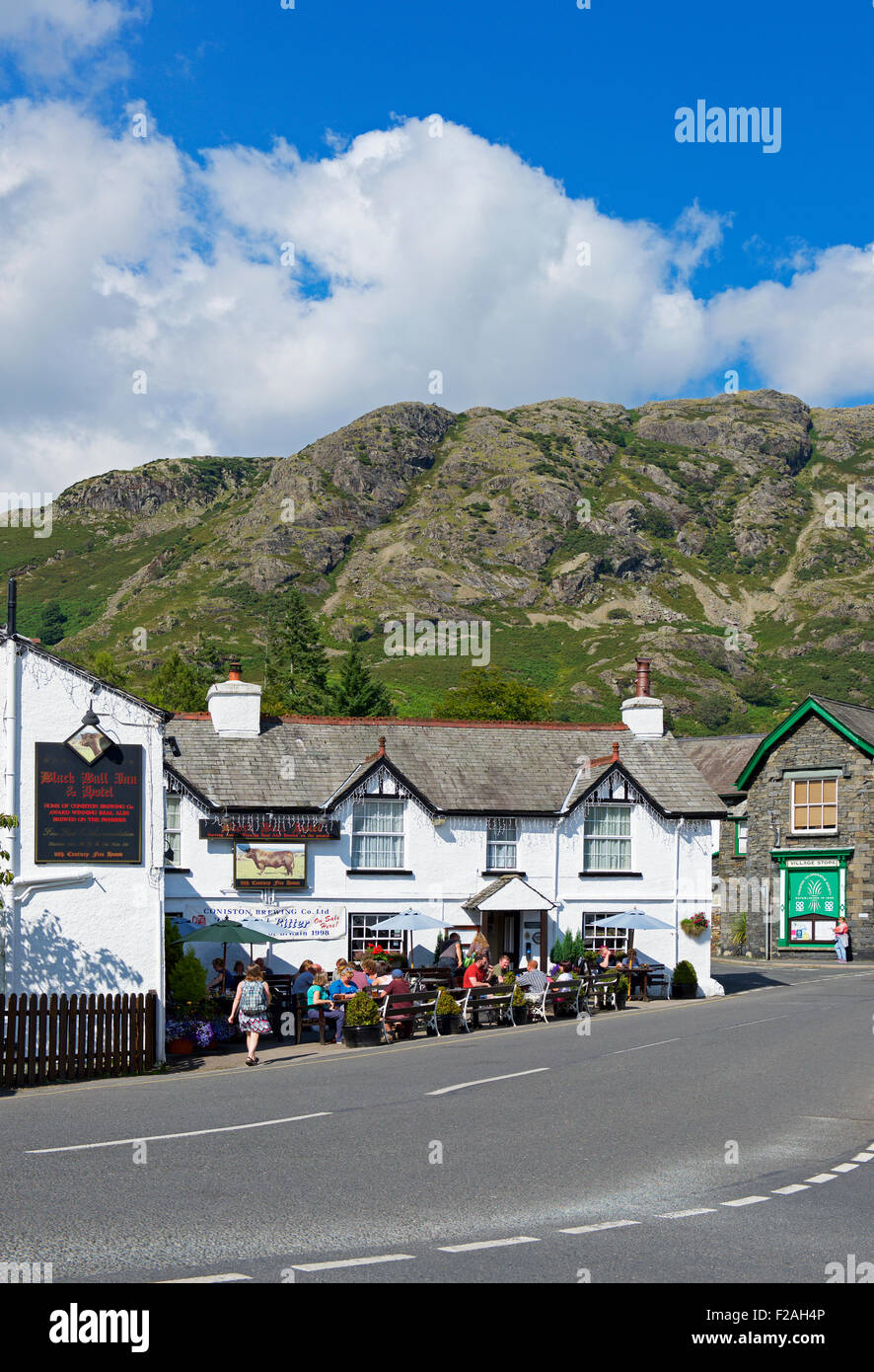 The Black Bull Inn, Coniston, Lake District National Park, Cumbria ...