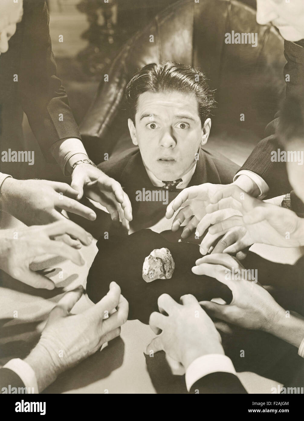 White man surrounded by black men hi-res stock photography and images ...