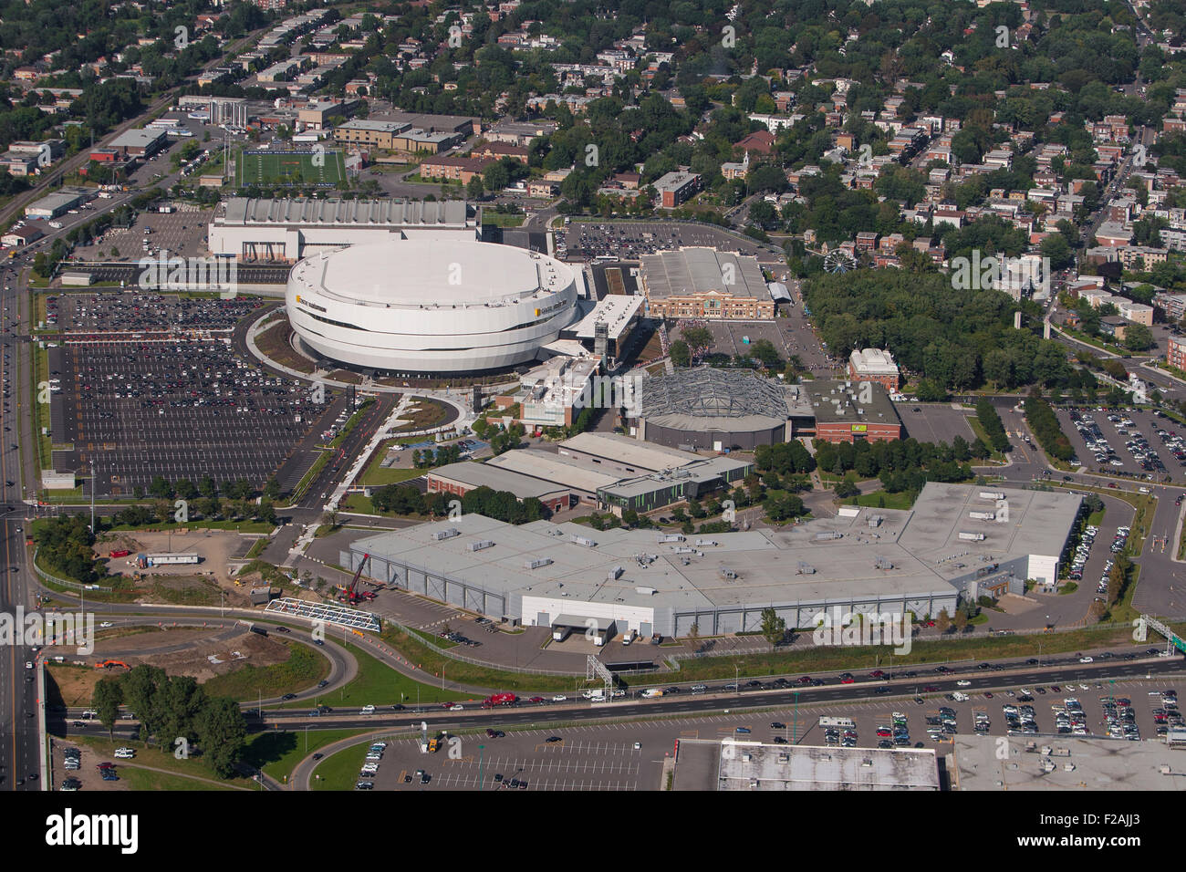 The Centre Videotron arena is pictured in Quebec City in the first day ...