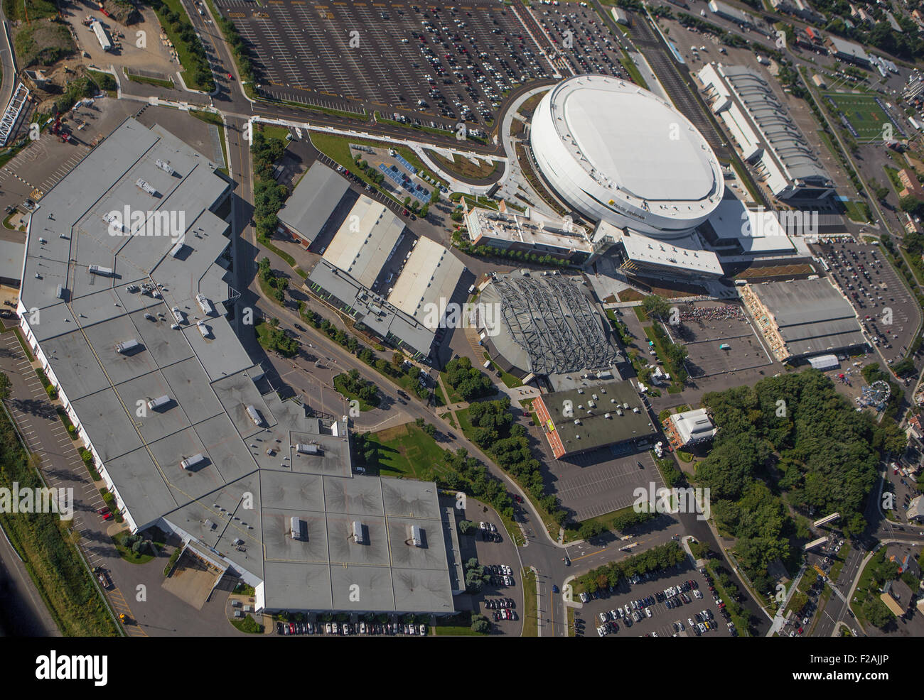 The Centre Videotron arena is pictured in Quebec City in the first day ...