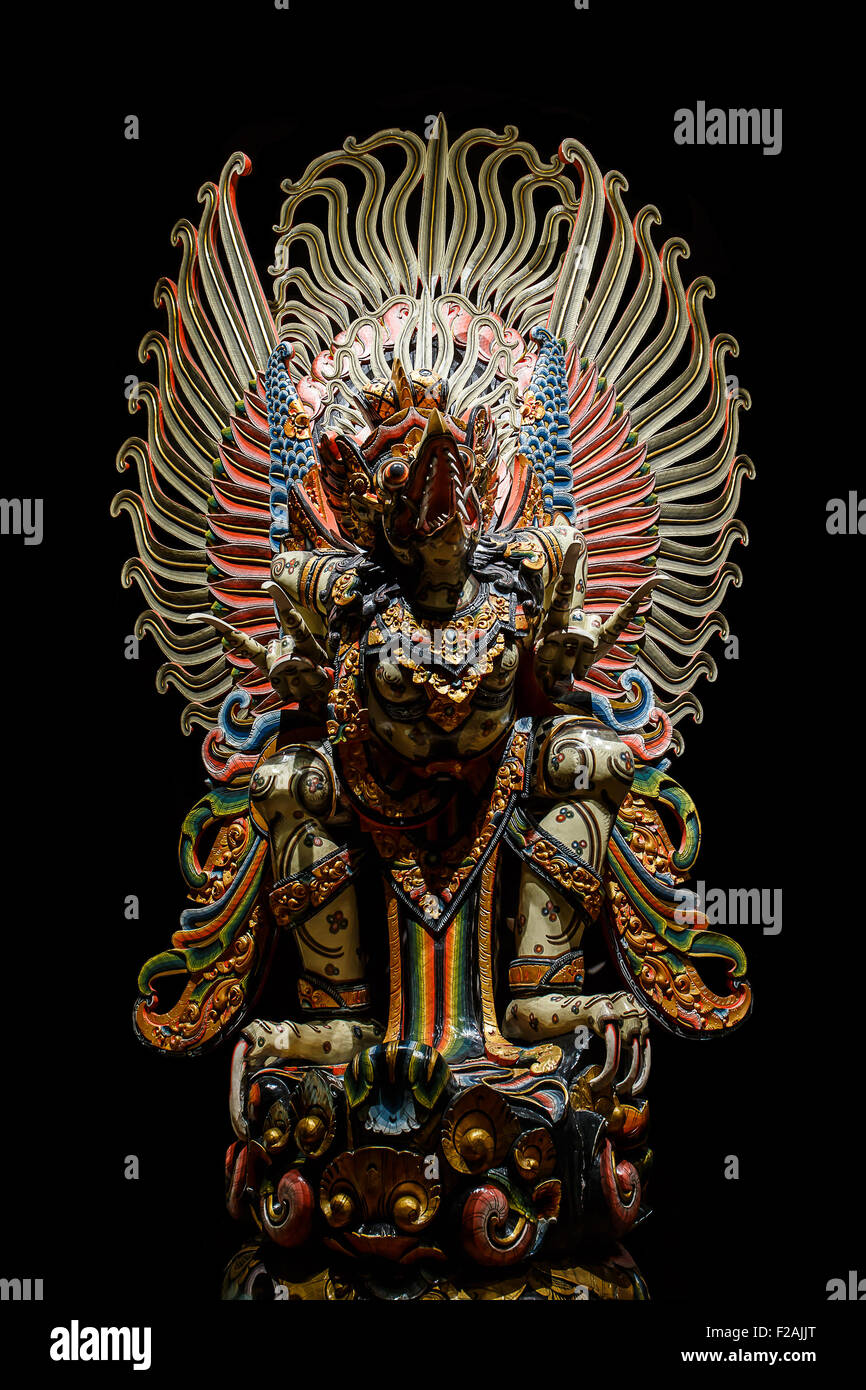 Garuda statue of the Hindu. Woodland Museum In Nakhon Pathom, Thailand ...