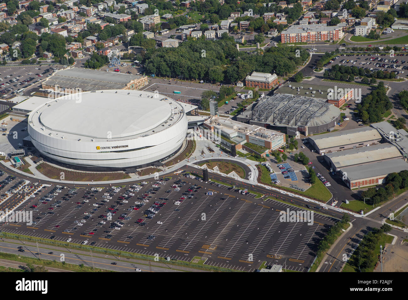 The Centre Videotron arena is pictured in Quebec City in the first day ...