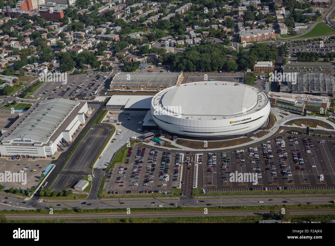 The Centre Videotron arena is pictured in Quebec City in the first day ...