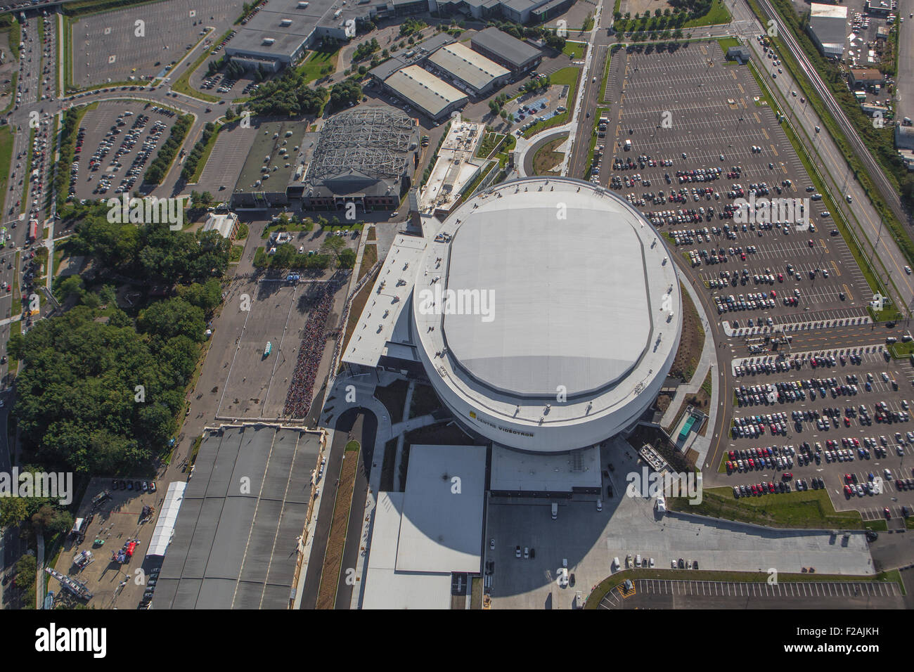 The Centre Videotron arena is pictured in Quebec City in the first day ...