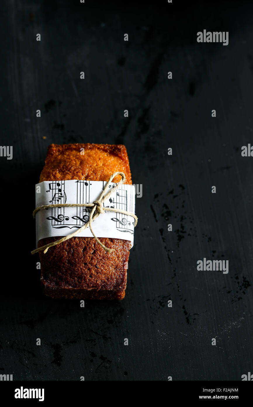 A vanilla financier Stock Photo - Alamy