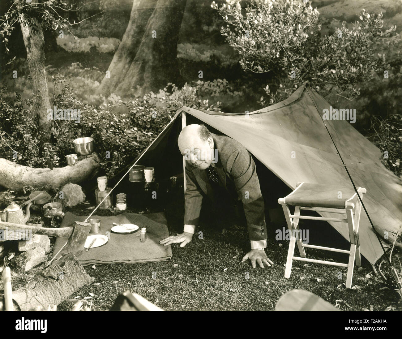 Annoyed man camping hi-res stock photography and images - Alamy