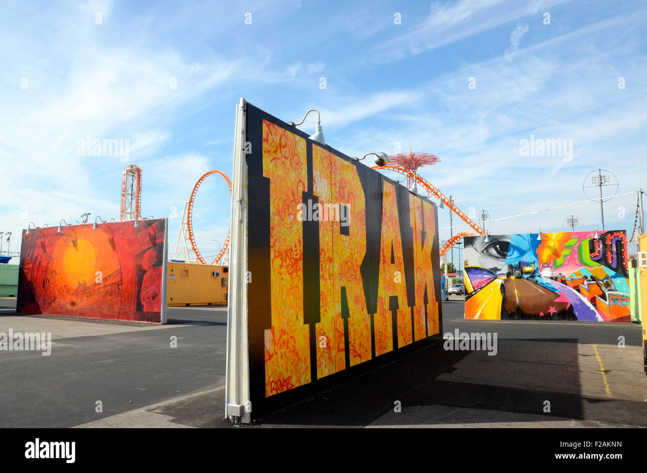 Coney art wall new york hi-res stock photography and images - Alamy