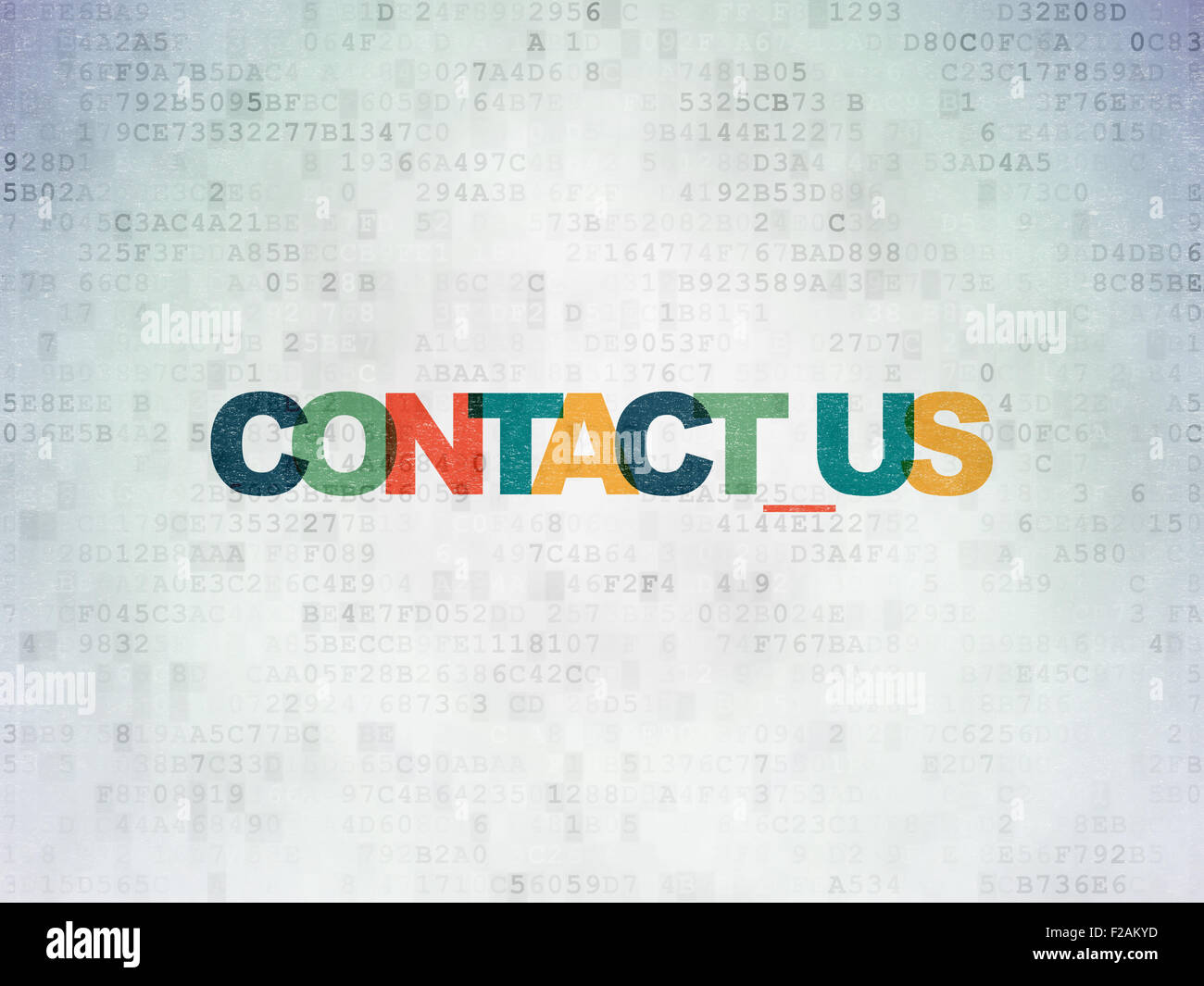 Finance concept: Contact us on Digital Paper background Stock Photo - Alamy
